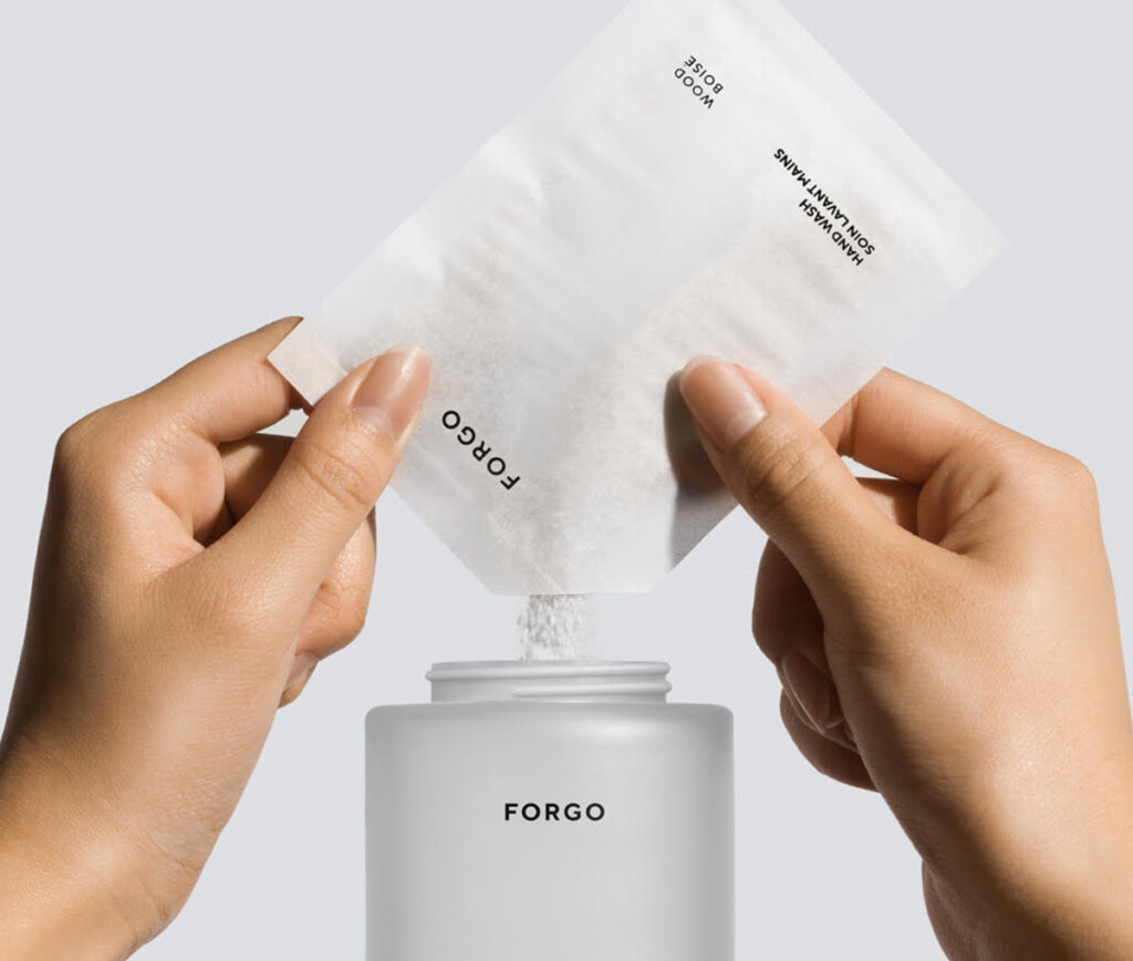 New Powder-To-Liquid Hand Wash Brand Forgo Is Sustainable Minimalism ...