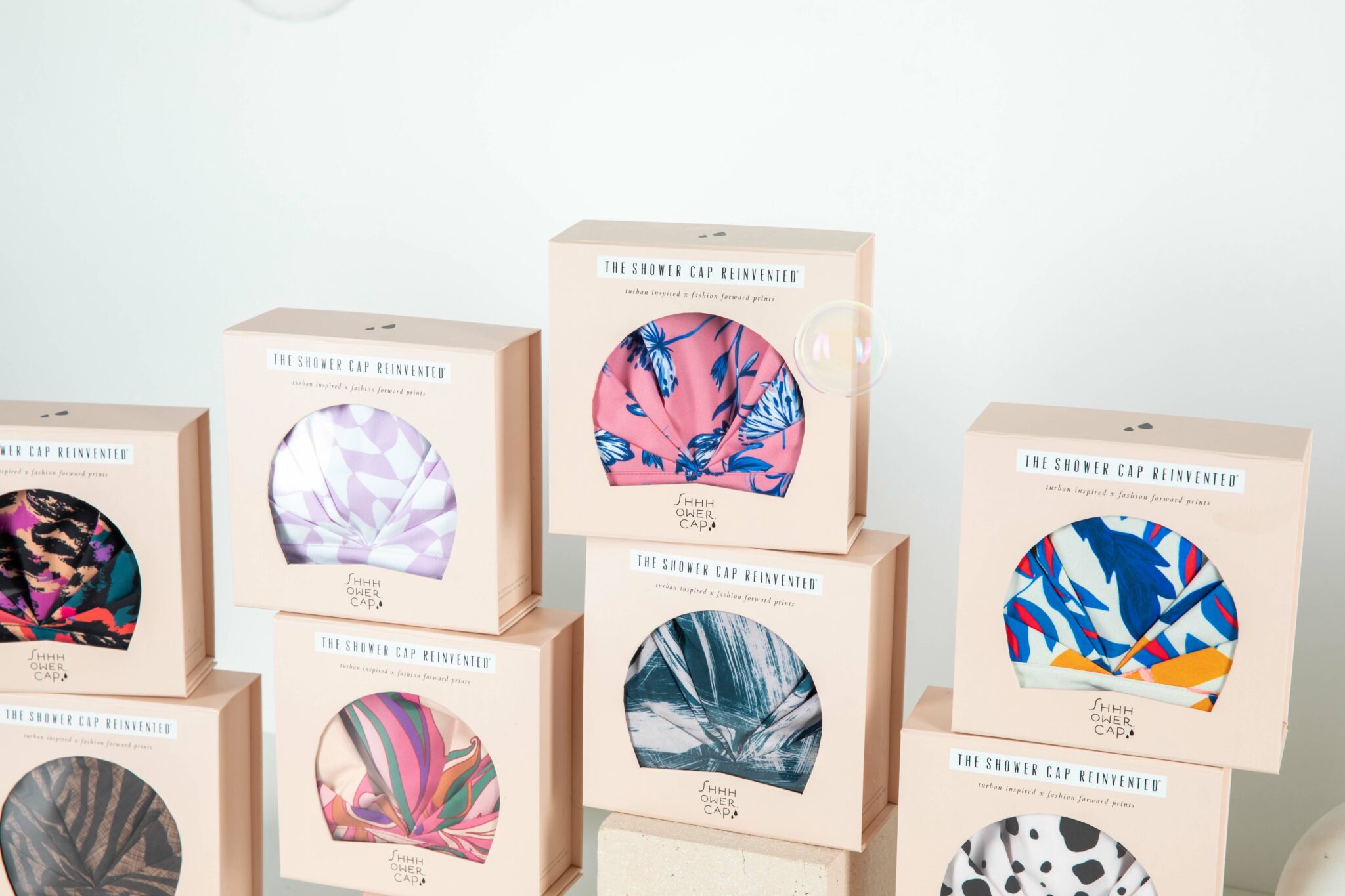 Shhhowercap Looks Beyond Its Stylish Signature Shower Caps | Beauty ...